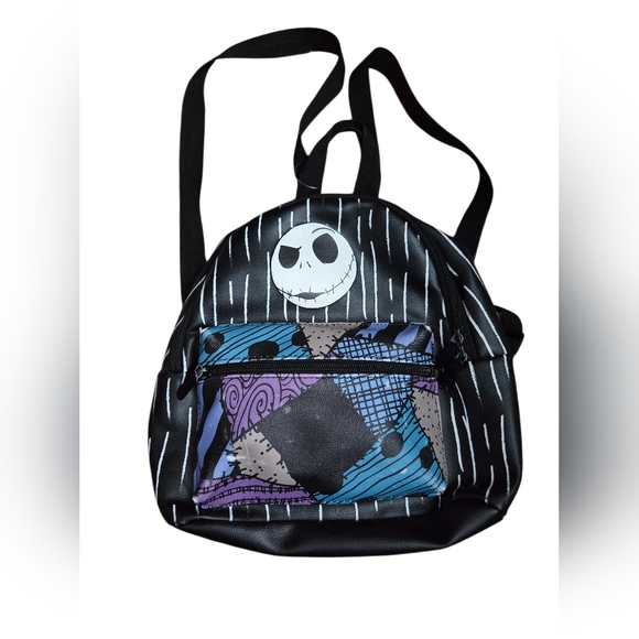 Disney | Bags | Nightmare Before Christmas Jack Skeleton Patchwork Faux ...